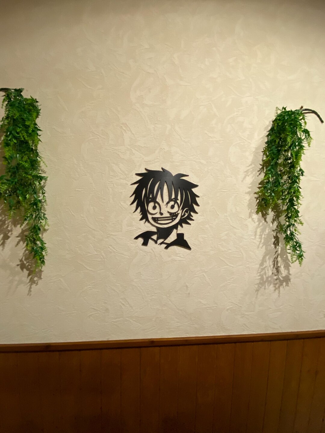 Monkey D. Luffy - One Piece - 2D Silhouette - Etsy