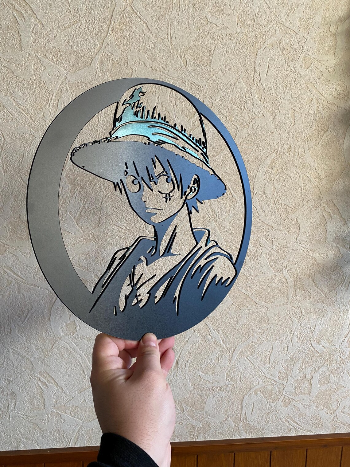 Monkey D. Luffy - One Piece - Silhouette 2D - Etsy France