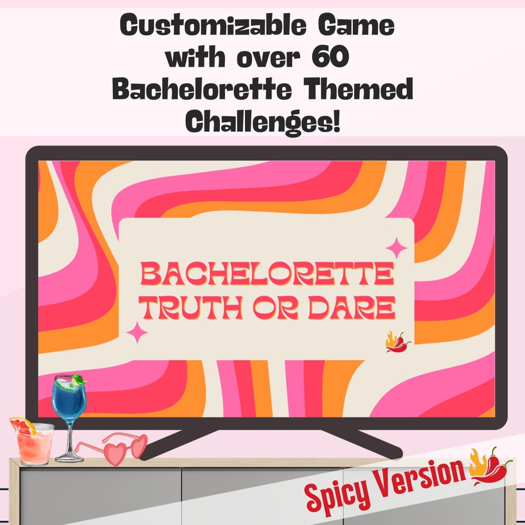 Bachelorette Truth or Dare, Bachelorette Game, Bachelorette Activity ...