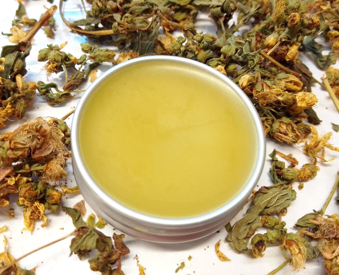 Pure St. John's Wort Salve: .5 or 1 Fl Oz - Wildcrafted Herbs, All ...