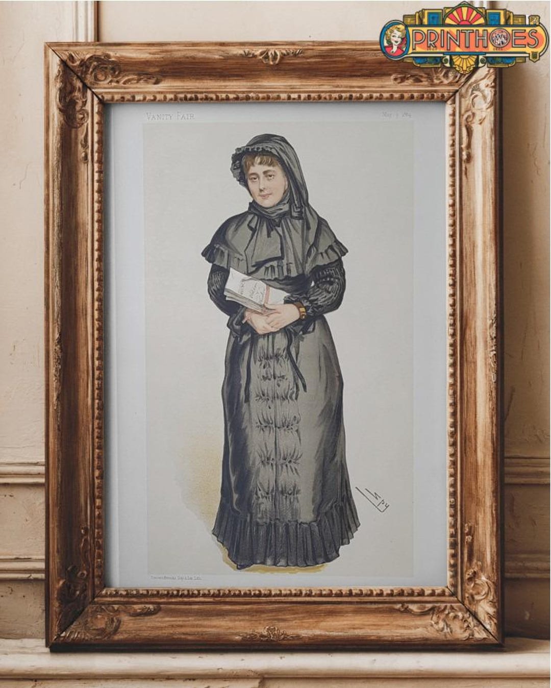 Digital Vanity Fair Caricature Print - LADIES. No. 10. - Mrs georgina ...