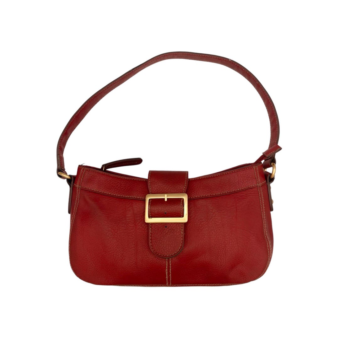 Timeless, Retro Chic Liz Claiborne Villager Shoulder Bag in Striking ...