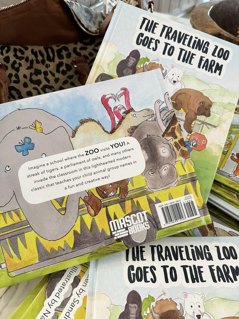The Traveling ZOO Goes to School and to the Farm, Children's Book ...