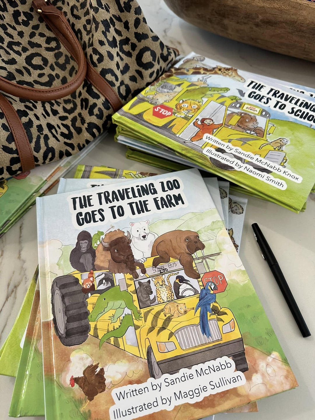 The Traveling ZOO Goes to the FARM” Children's Book by Sandie Mcnabb - Etsy