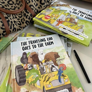 The Traveling ZOO Goes to School and to the Farm, Children's Book ...