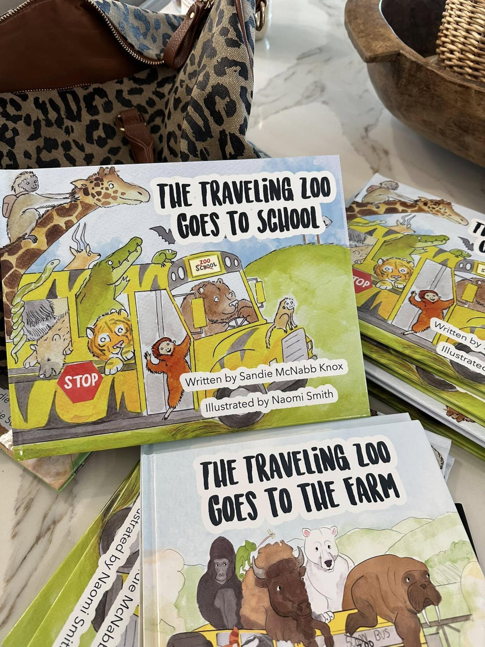 The Traveling ZOO Goes to School and to the Farm, Children's Book ...