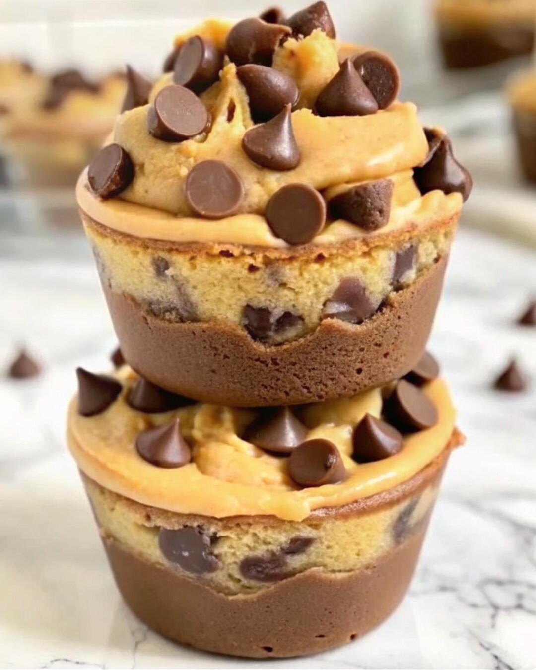 Peanut Butter Chocolate Chip Cookie Cup | Easy & Homemade | Digital ...