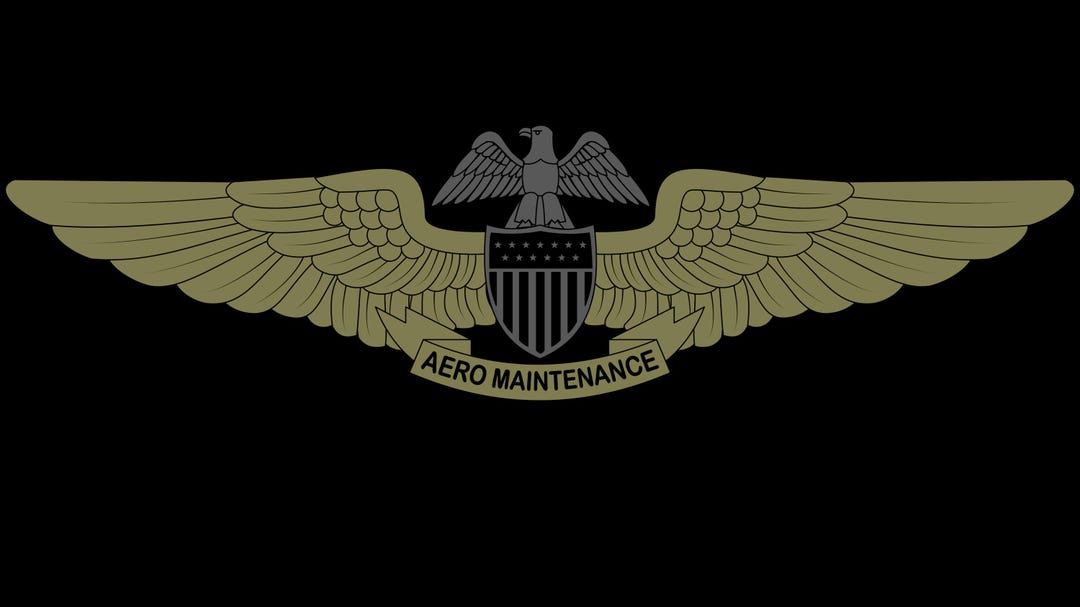 Professional Aviation Maintenance Officer Insignia Vector - Etsy