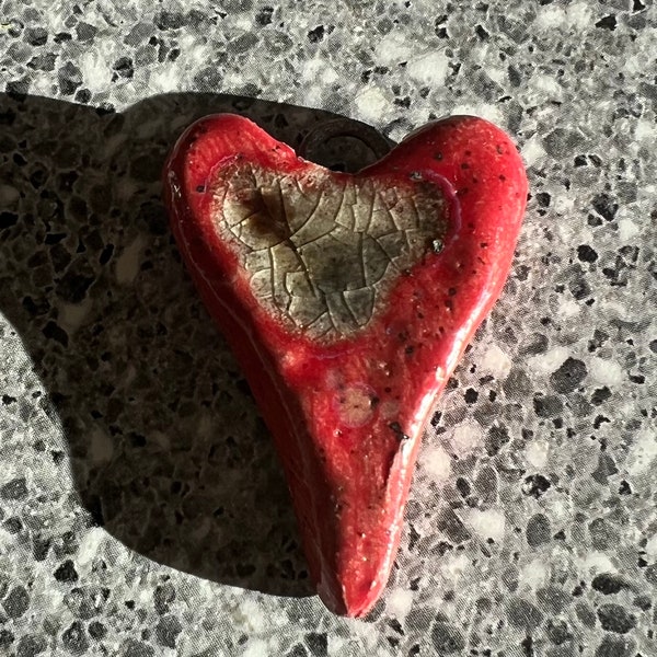 Clay Heart Pendant - Etsy