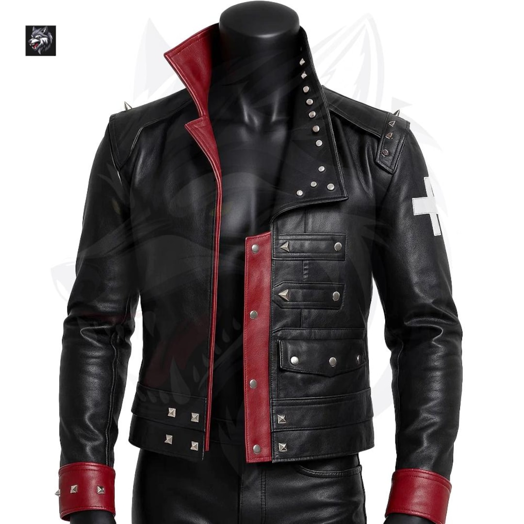 Handmade Fighter Vi Leather Jacket, Arcane LOL Pit 2 Cosplay Costume ...