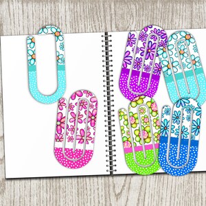 31 Design Bundle Big Paper Clip Designs • Bright Colors • Paperclip ...