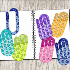 31 Design Bundle Big Paper Clip Designs • Bright Colors • Paperclip ...