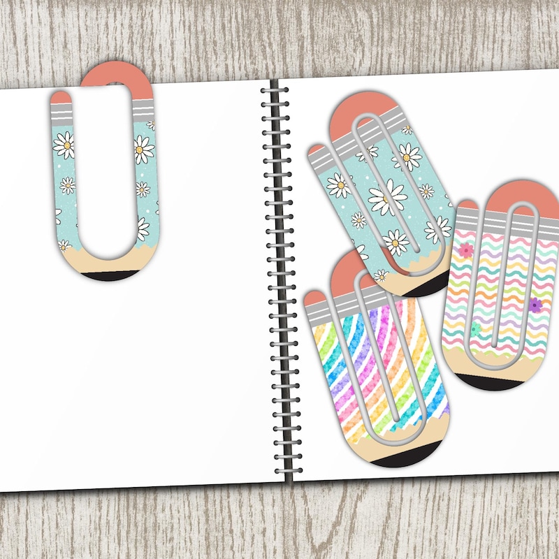 Paper Clip Bookmark - Etsy