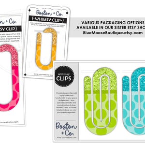 31 Design Bundle Big Paper Clip Designs • Bright Colors • Paperclip ...