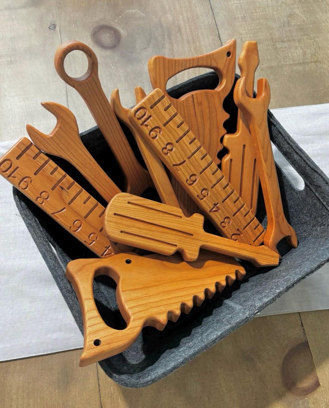 Children's Wood Tool Set - Etsy