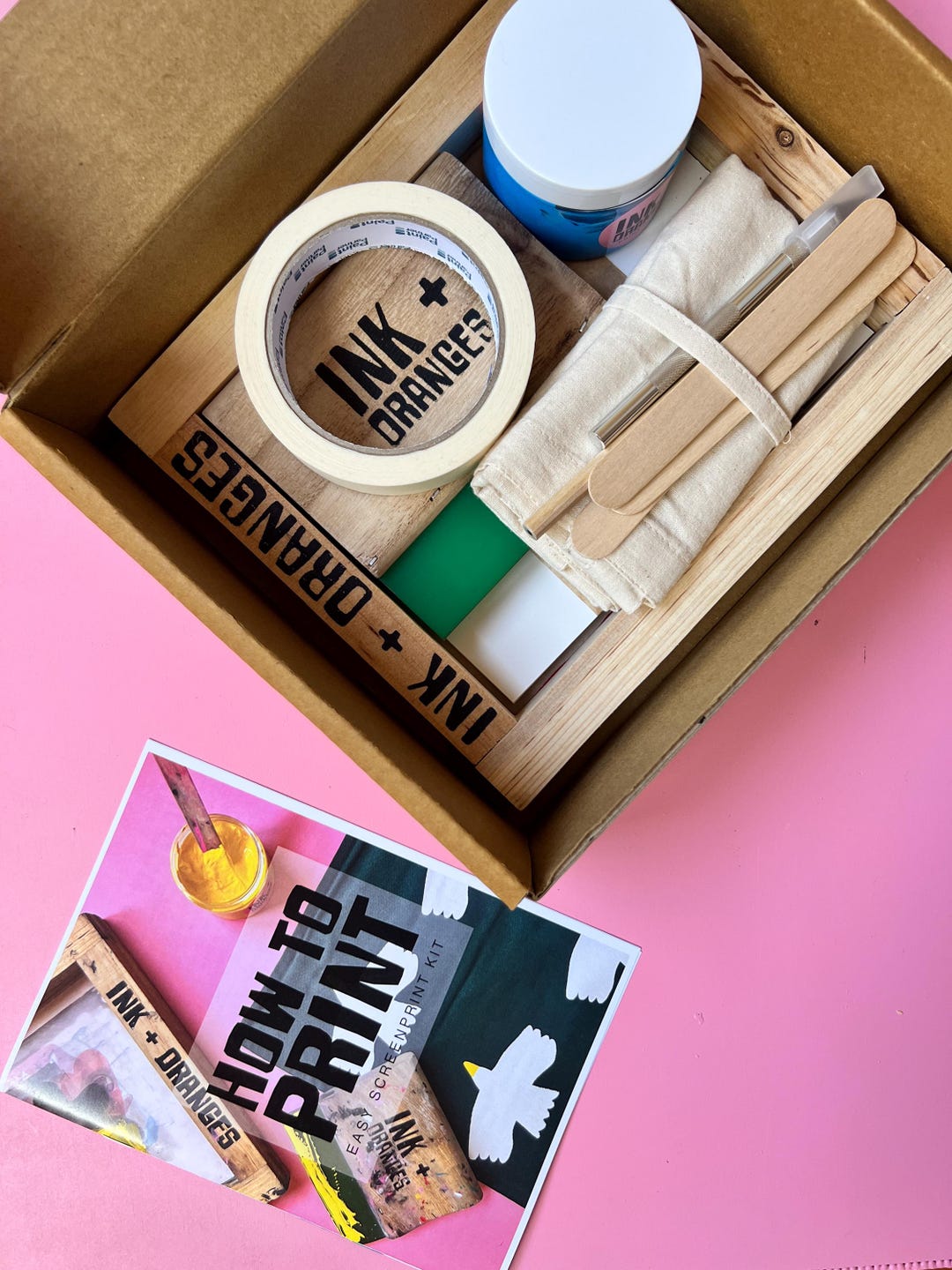 Eco Friendly SCREENPRINT KIT (the MINI) With Reusable Stencils for ...