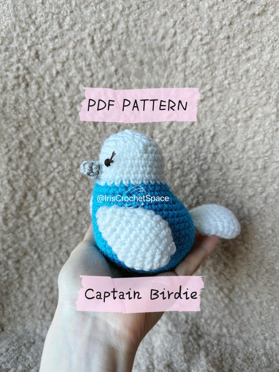 Captain Birdie PDF Easy Crochet Pattern - Etsy