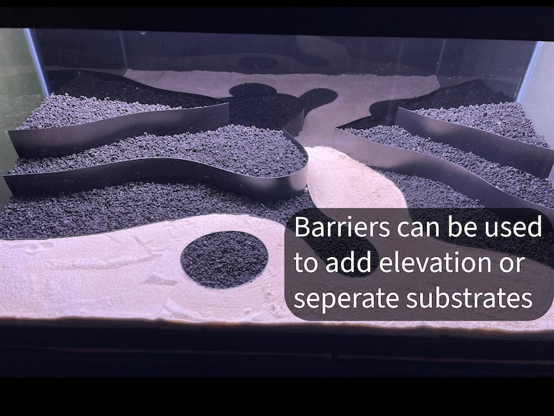 Aquarium Gravel Divider, Aquarium Gravel Barrier, Substrate Barrier ...