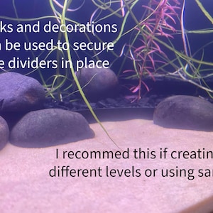 Aquarium Gravel Divider, Aquarium Gravel Barrier, Substrate Barrier ...