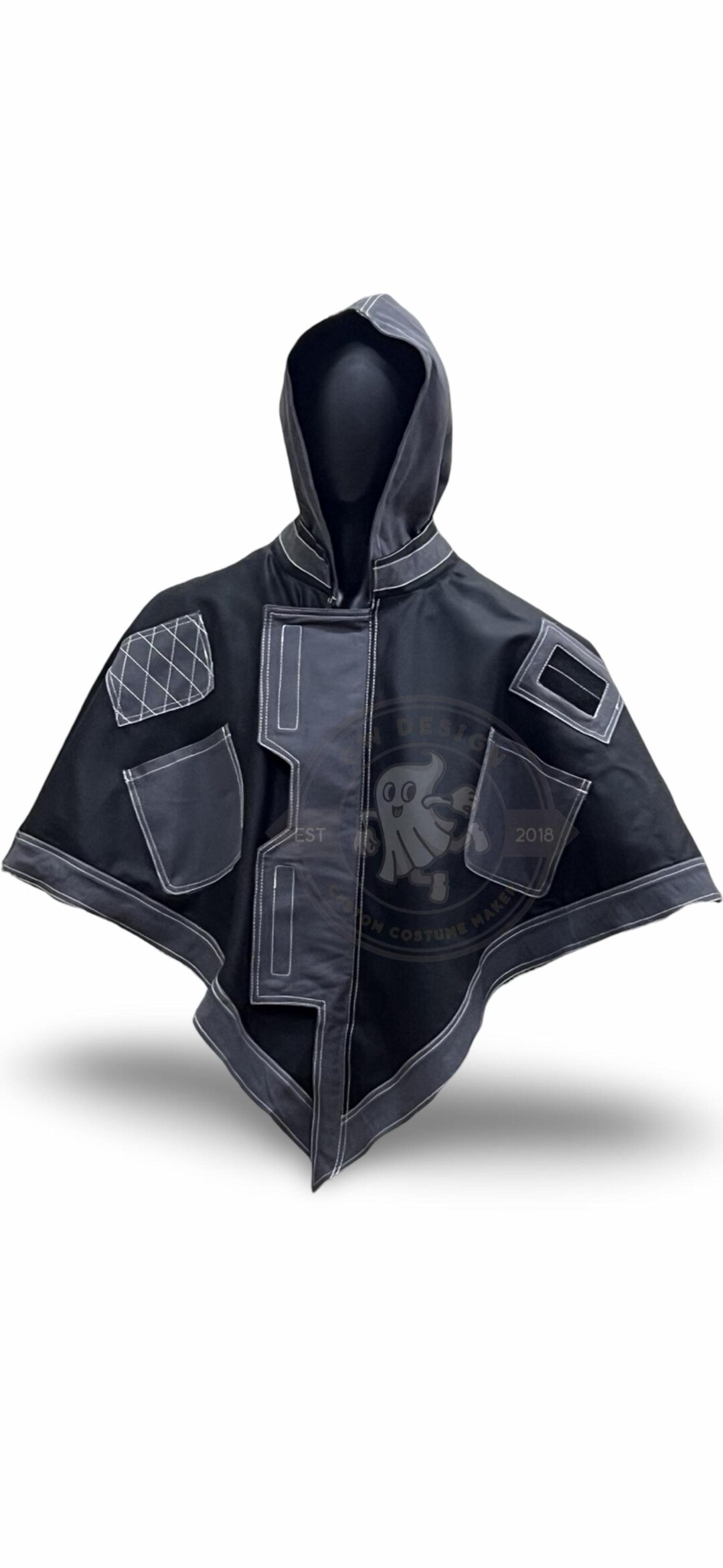 Custom Bounty Hunter Poncho / Cape – Versatile, Tactical Outerwear for ...