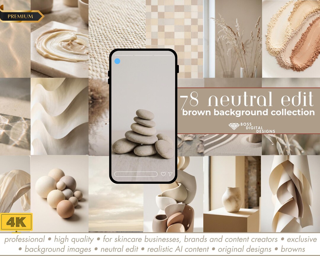 The Neutral Edit – 150+ Beige Minimal AI Stock Images for Coaches ...