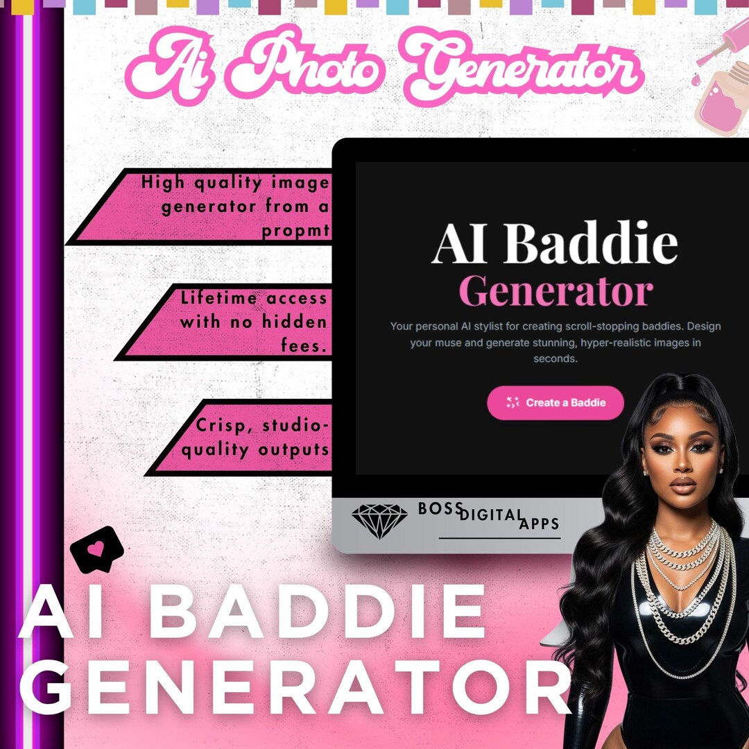 AI Photo Generator: Create Custom Baddies & Models, Made for Ebook ...