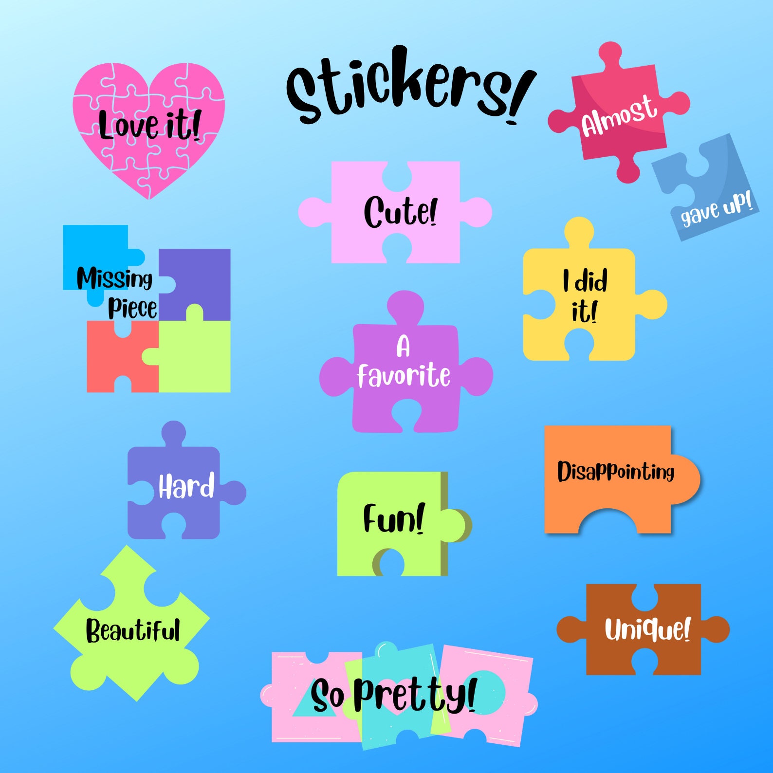 Jigsaw Puzzle Journal, Digital Download, Goodnotes, Pdf, for Jigsaw ...