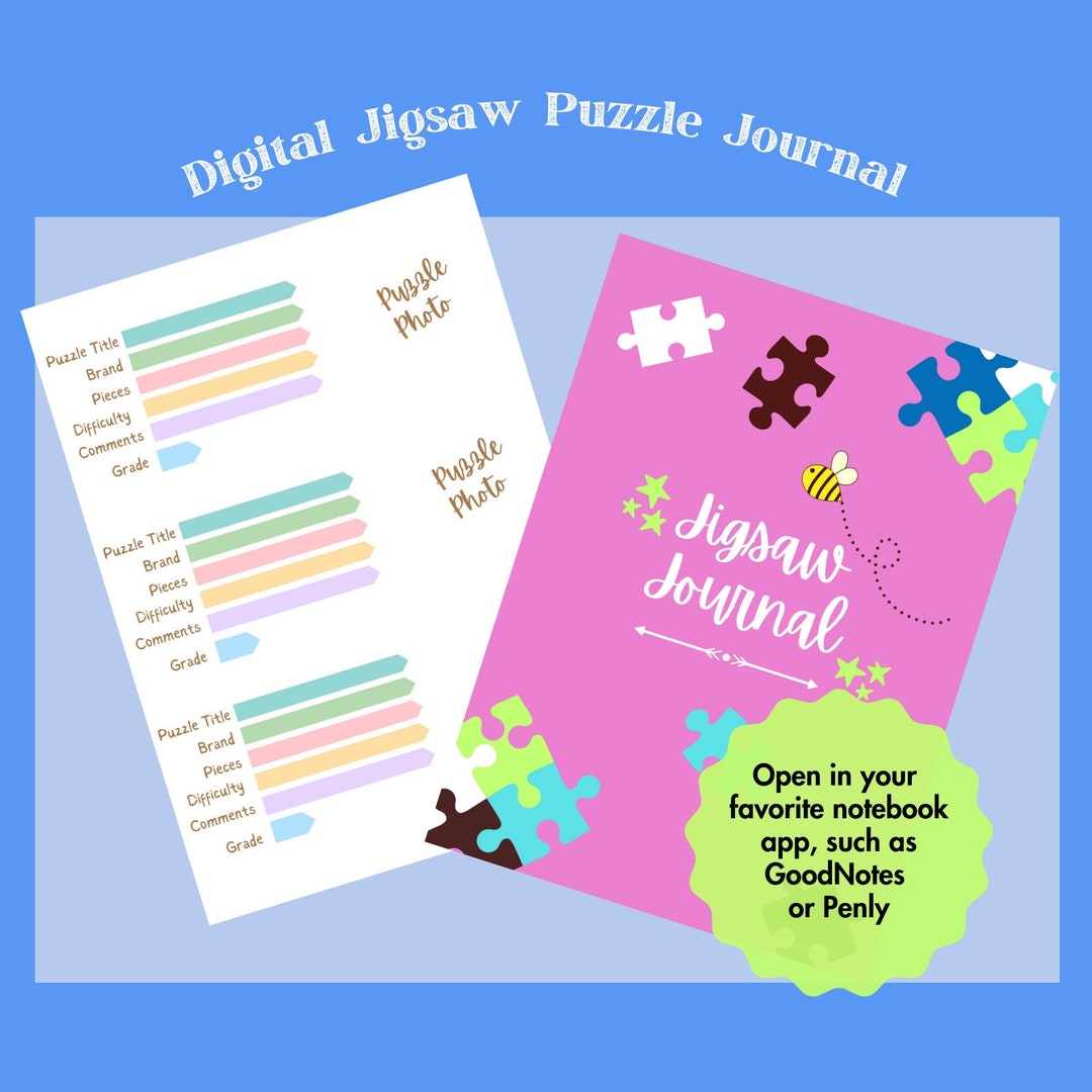 Jigsaw Puzzle Journal Digital Download for Goodnotes Pdf - Etsy