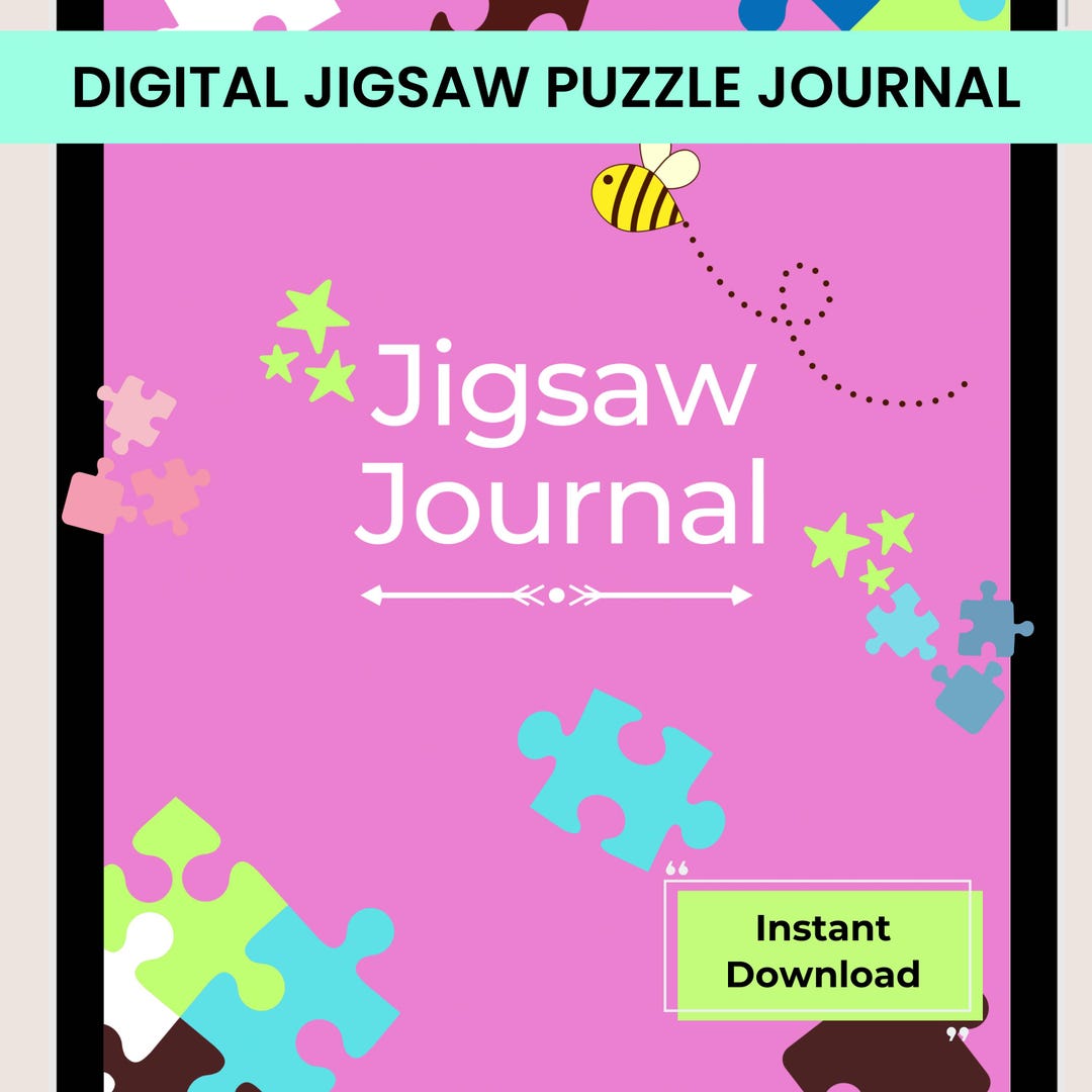 Jigsaw Puzzle Journal, Digital Download, Goodnotes, Pdf, for Jigsaw ...