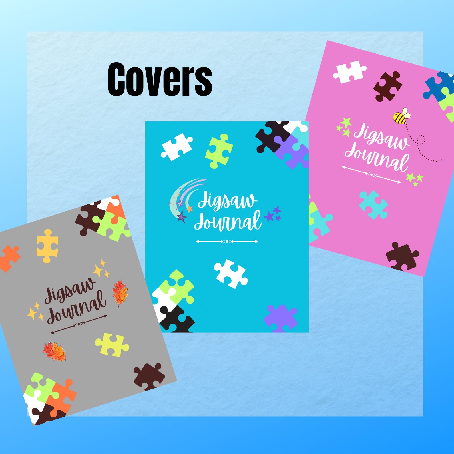 Jigsaw Puzzle Journal Digital Download for Goodnotes Pdf - Etsy