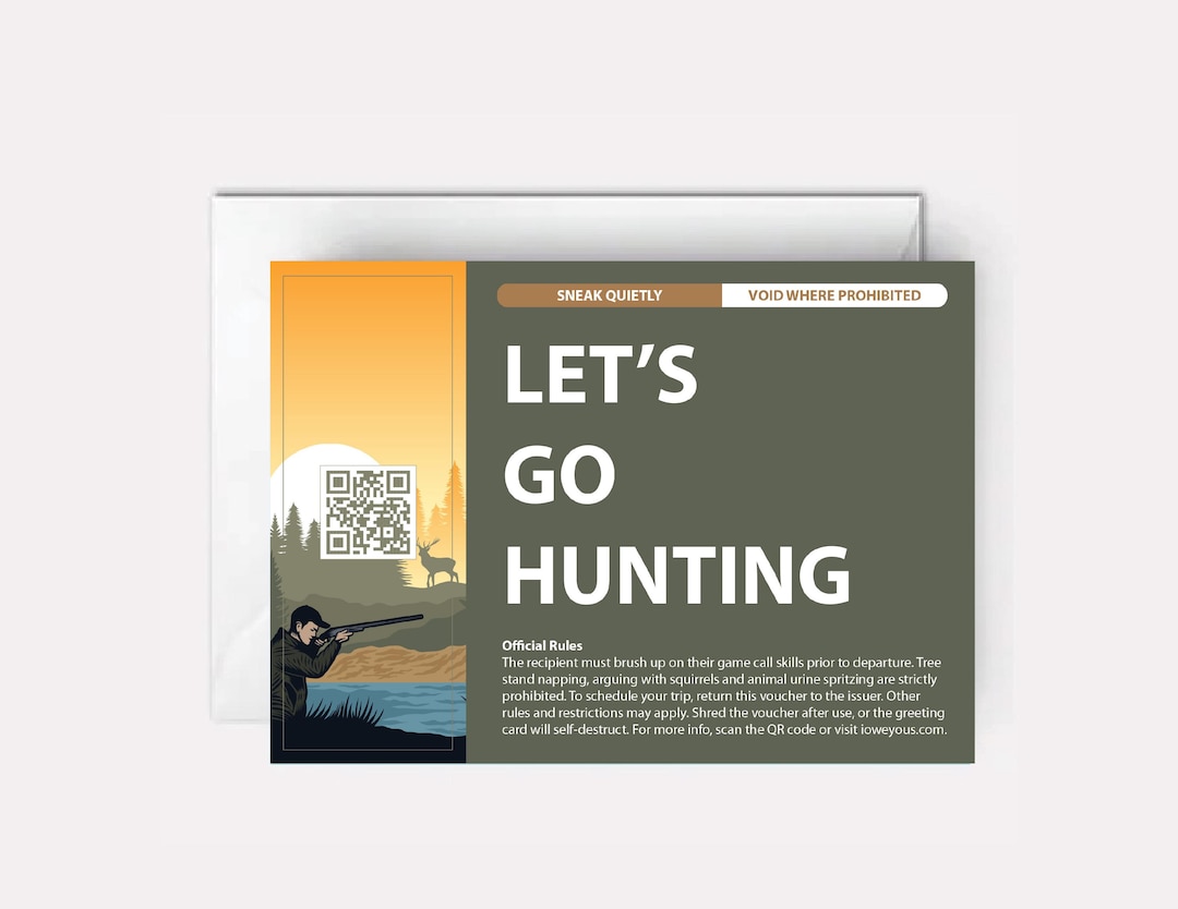Hunting Birthday Card - Hunting Greeting Card - Funny Hunting Birthday ...