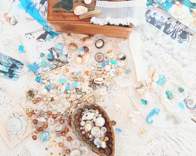 A Mermaid's Trinket Box Full Her Most Valuable Sea Treasure With ...