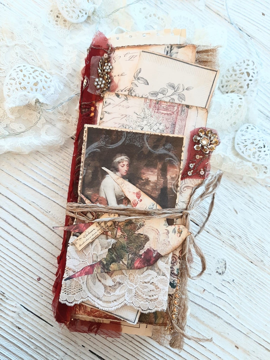 Her Name is Ruby- A Junk Journal - Chunky and Gorgeous Lots of Ephemera ...