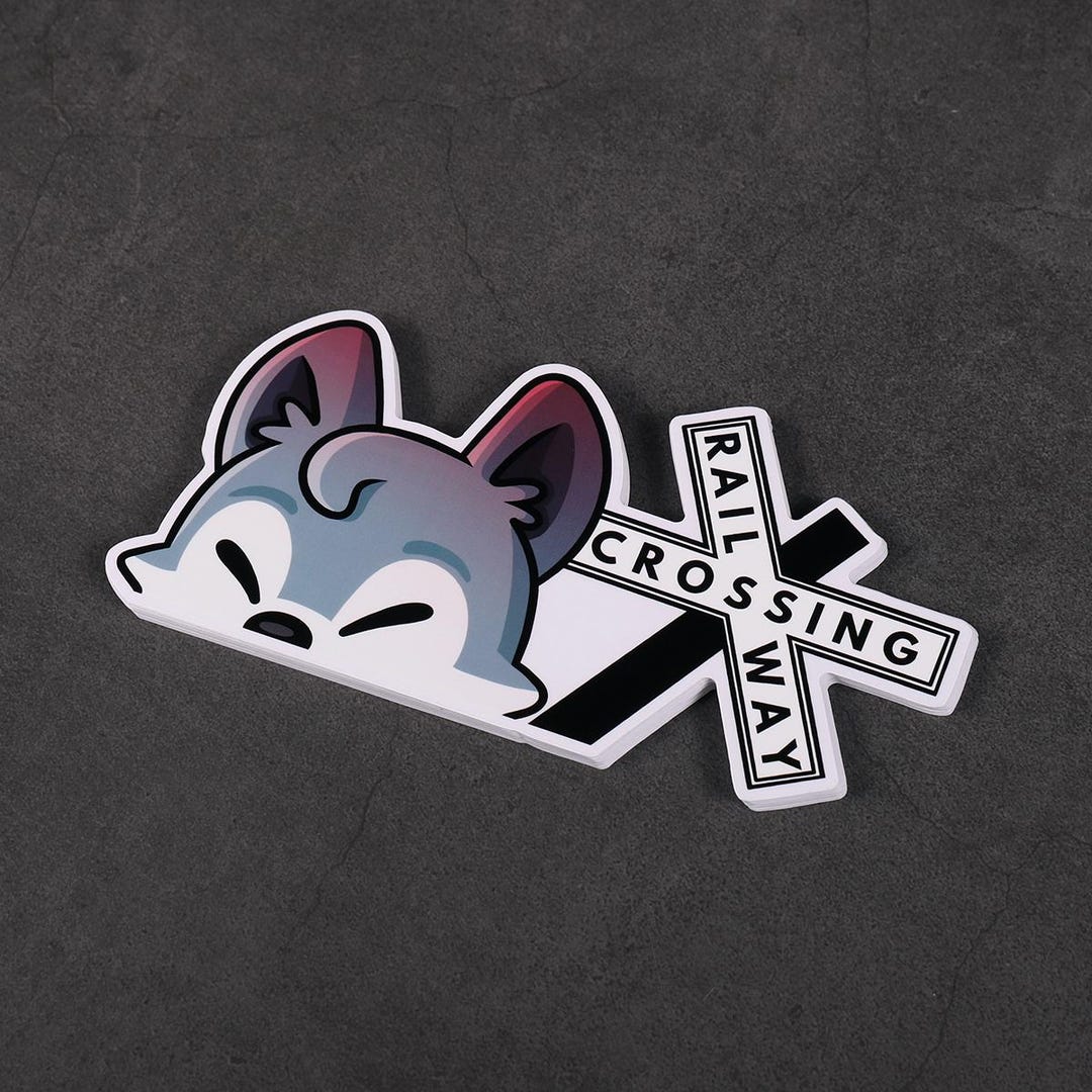 6" Railway Wolf Chan Vinyl Peeker Sticker: SKZ Skzoo Fan Art - Etsy