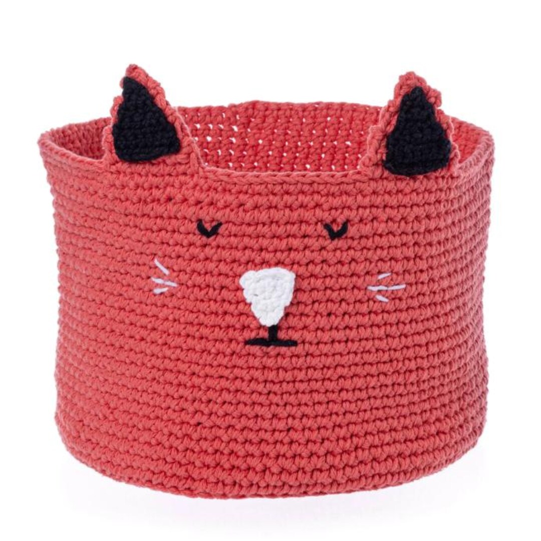 Crochet Cat Basket Pattern PDF – Cozy Pet Bed DIY for Cats - Etsy
