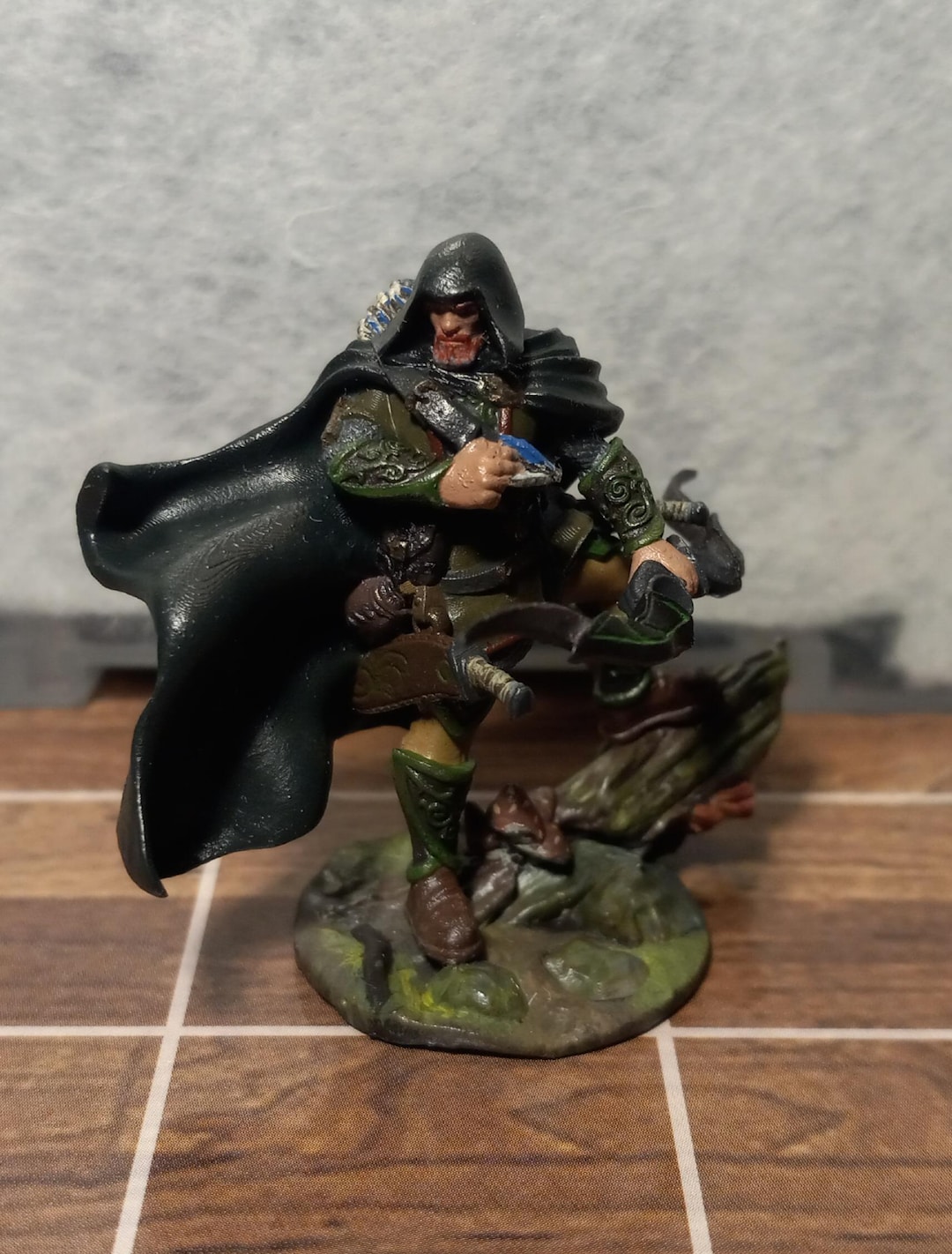 Dnd Pathfinder Human Male Ranger Fighter Hand-painted Miniature - Etsy