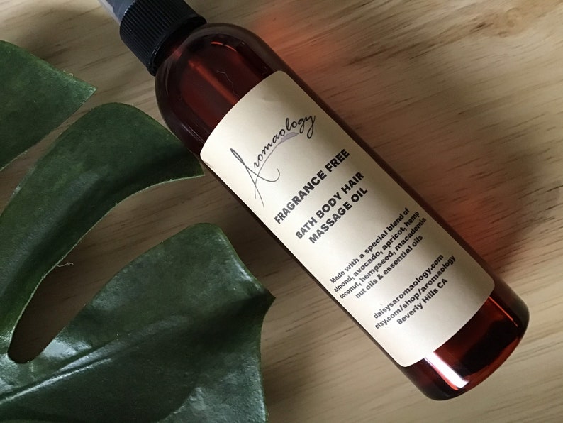 Fragrance Free Body Oil After Shower Body Oil Spray Spray Etsy