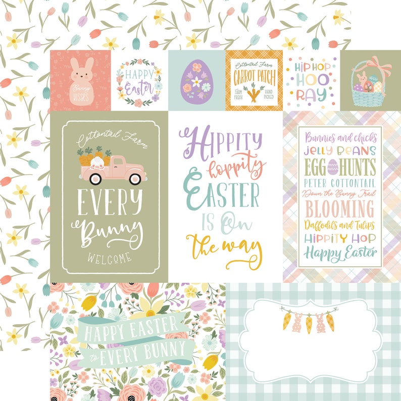 Echo Park - It's Easter Time 12x12 Collection Kit Scrapbook Papers ...