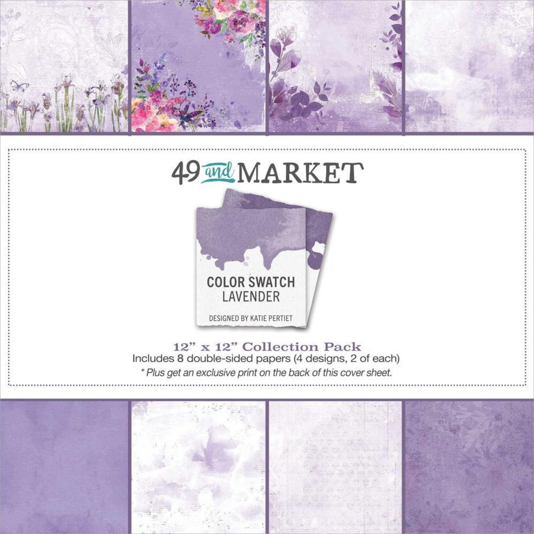 Color Swatch Lavender - 12x12 Collection Pack - 49 and Market ...