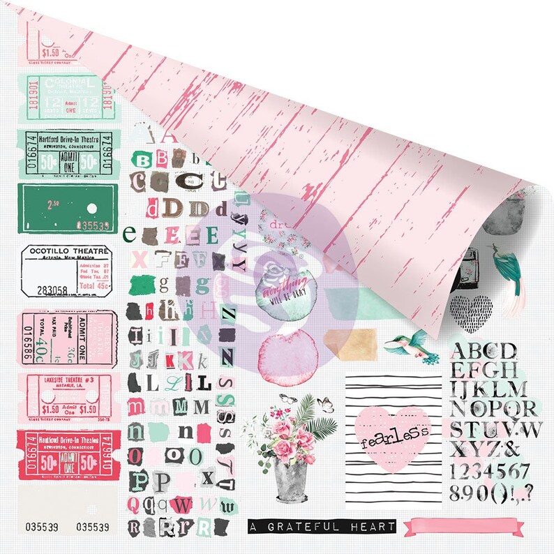 10 Sheets Prima Havana 12x12 Paper Collection Double-sided | Etsy