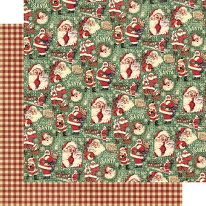 8 Sheets - Letters to Santa - Graphic 45 12x12 Paper Collection 8 ...
