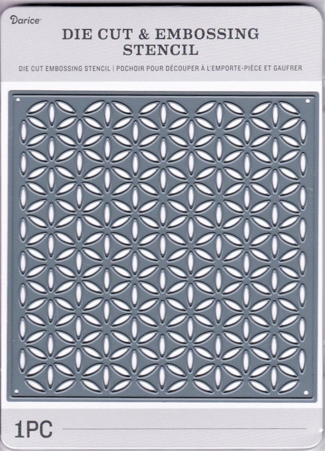 Geometric Floral - Darice Craft Cutting Dies Pattern Background Die Cut ...