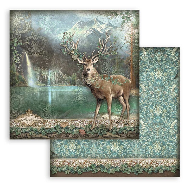 Stamperia - Magic Forest - 8x8 Paper Pad 10 Double Sided Sheets ...