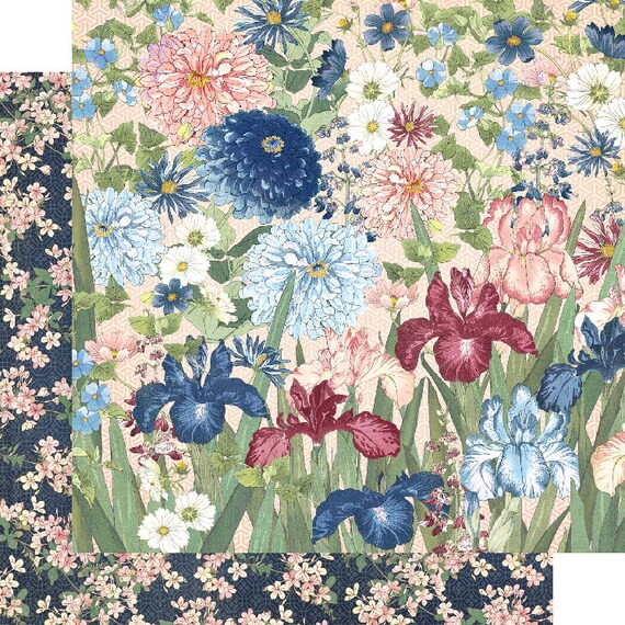 Craft Supplies & Tools Spring 8-241 Flower Paper Blossom Collection 8x8 ...