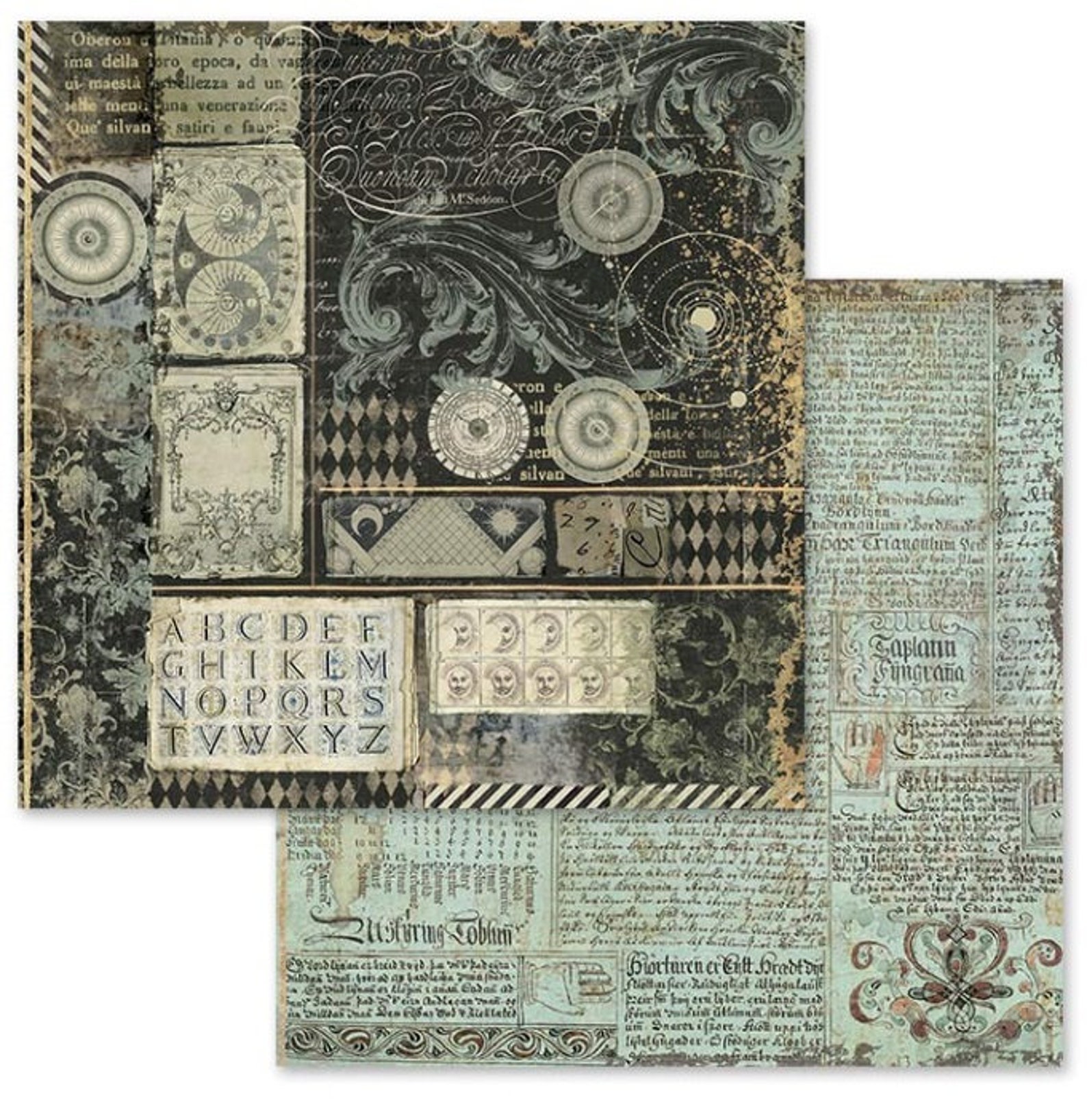 Stamperia Alchemy 12x12 Paper Pad 10 Double Sided Sheets | Etsy