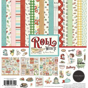 Carta Bella - Roll With It 12x12 Collection Kit Bakery Bake Scrapbook ...