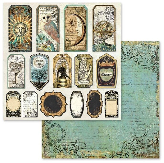 Stamperia Alchemy 12x12 Paper Pad 10 Double Sided Sheets | Etsy