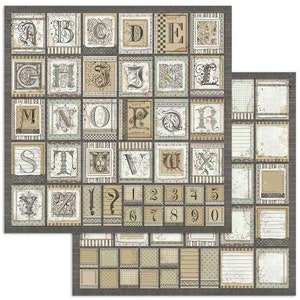 Stamperia calligraphy 8x8 Paper Pad 10 Double - Etsy