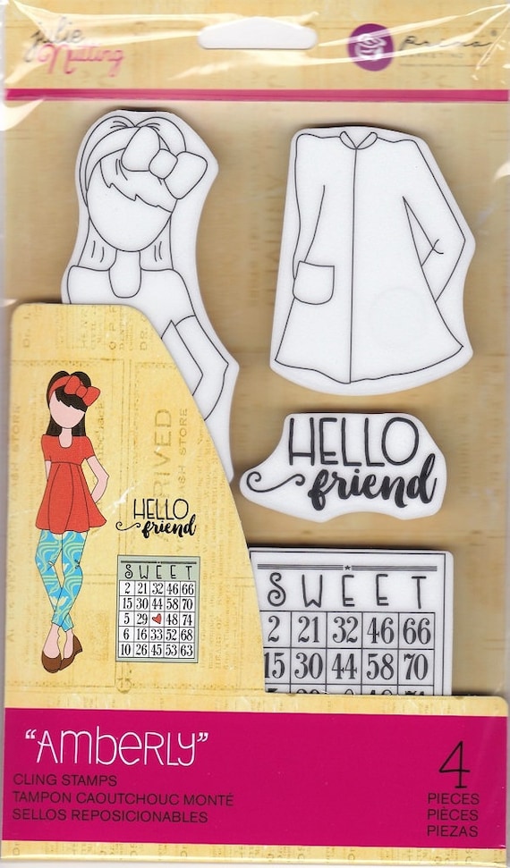 Mixed Media Doll Stamps New Julie Nutting Dolls – Prima Marketing