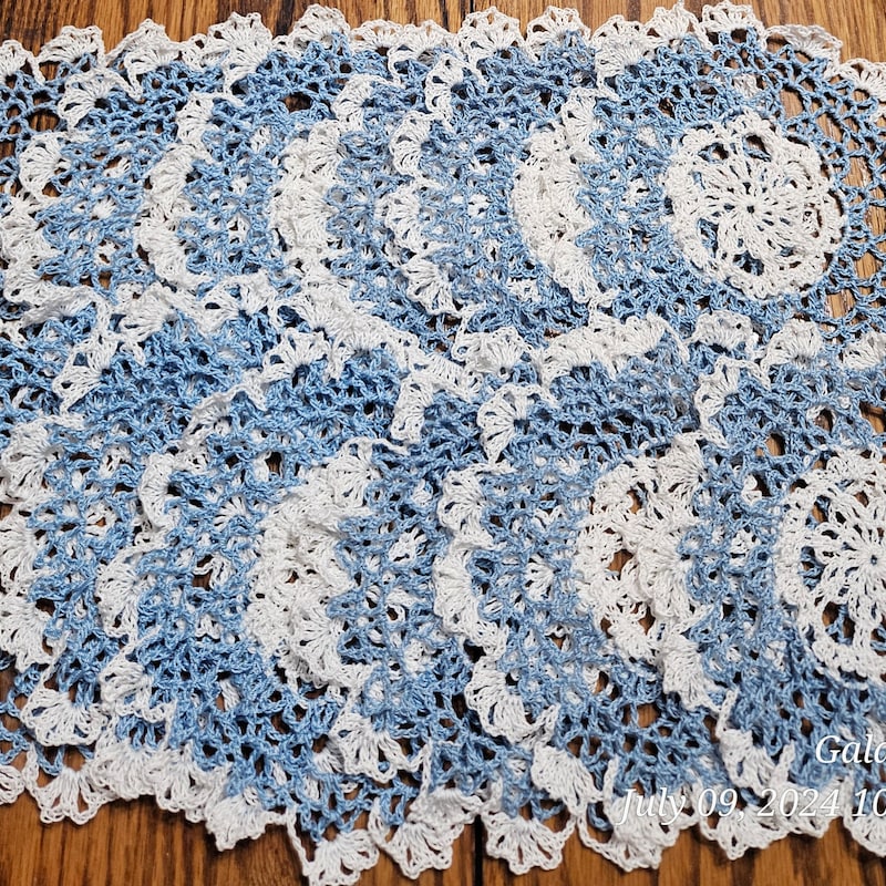 Blue Doilies - Etsy